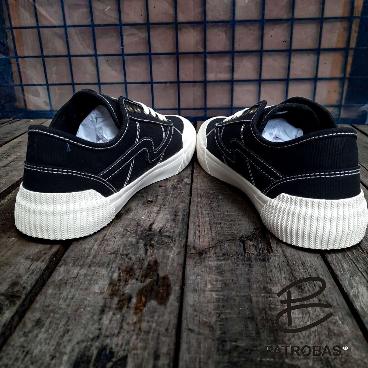 Patrobas Equip Low Black White - Sepatu Kodachi